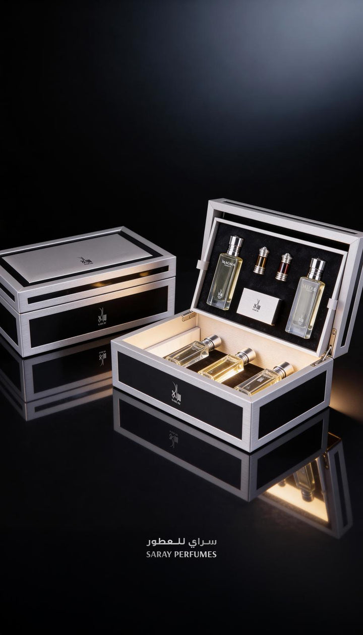 Box Silver Black Tower 2026 – Saray Perfumes | سراي للعطور